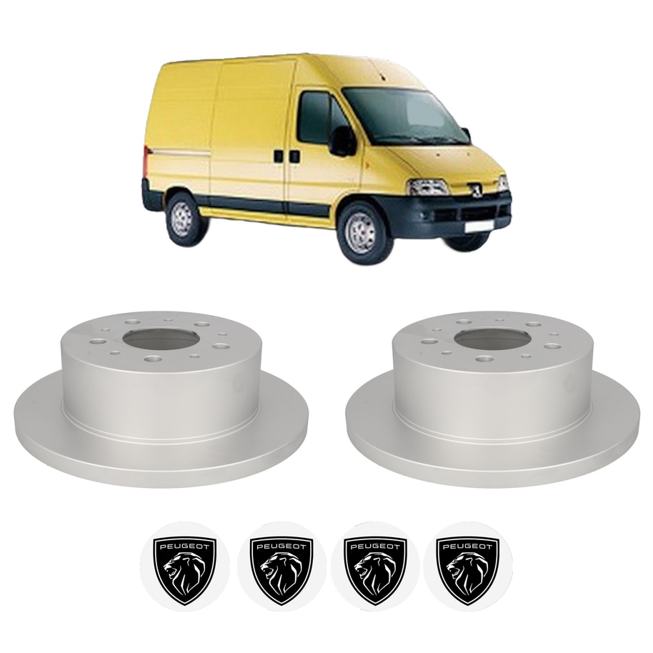 Set 2 discuri frana Spate PEUGEOT BOXER Van din 2019-2023, KW 88 CP 120 ...