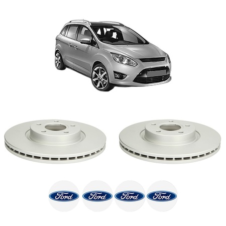 Set 2 discuri frana Fata FORD C-MAX II (DXA/CB7, DXA/CEU) din 2015-2019 ...