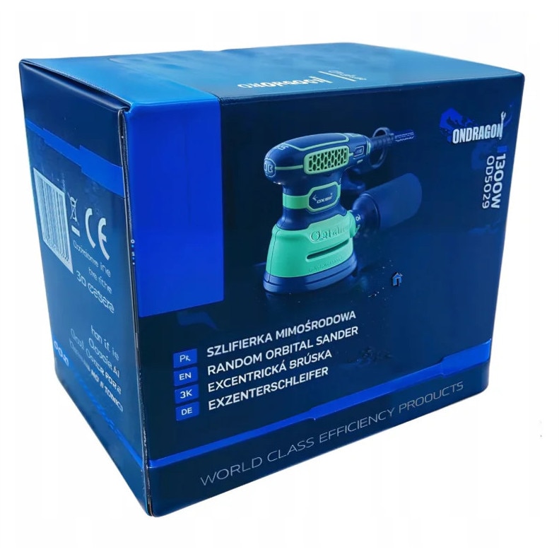 Slefuitor cu excentric pentru lemn/metal, 125 mm, 1300 W, Ondragon ...