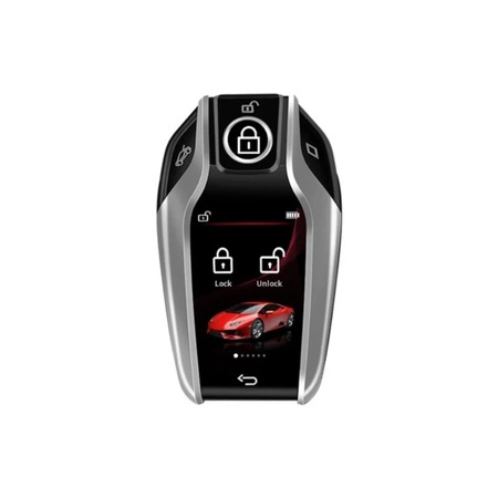Cheie Auto Smart CerCip SK01, Argintiu, Ecran LCD cu touch, 4 Butoane ...