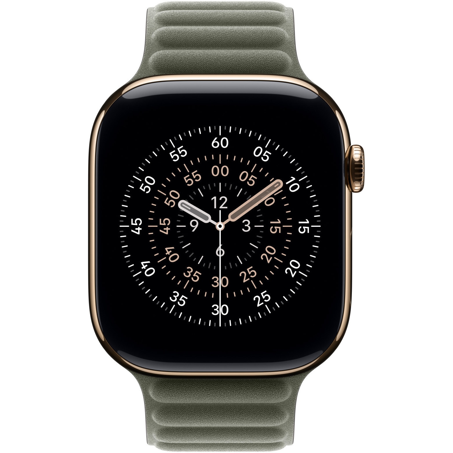 Curea pentru Apple Watch 46mm, Magnetic Link, Sage Gray, S/M - eMAG.ro