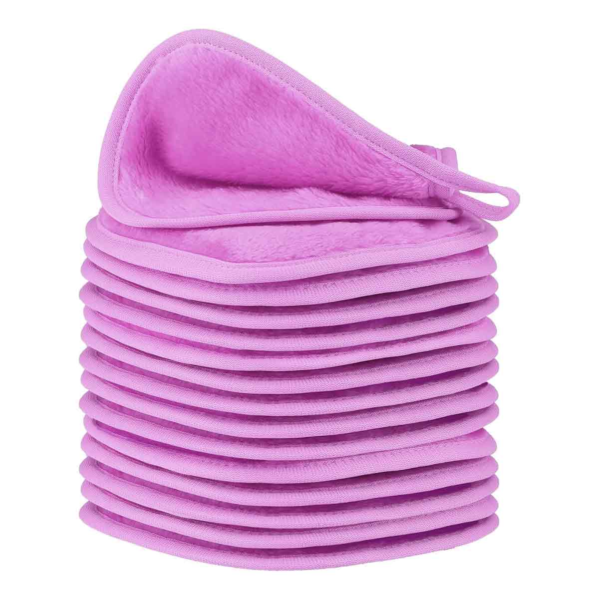 Set 15 Servetele Demachiante Reutilizabile, Microfibra, 6x6Inch - eMAG.ro