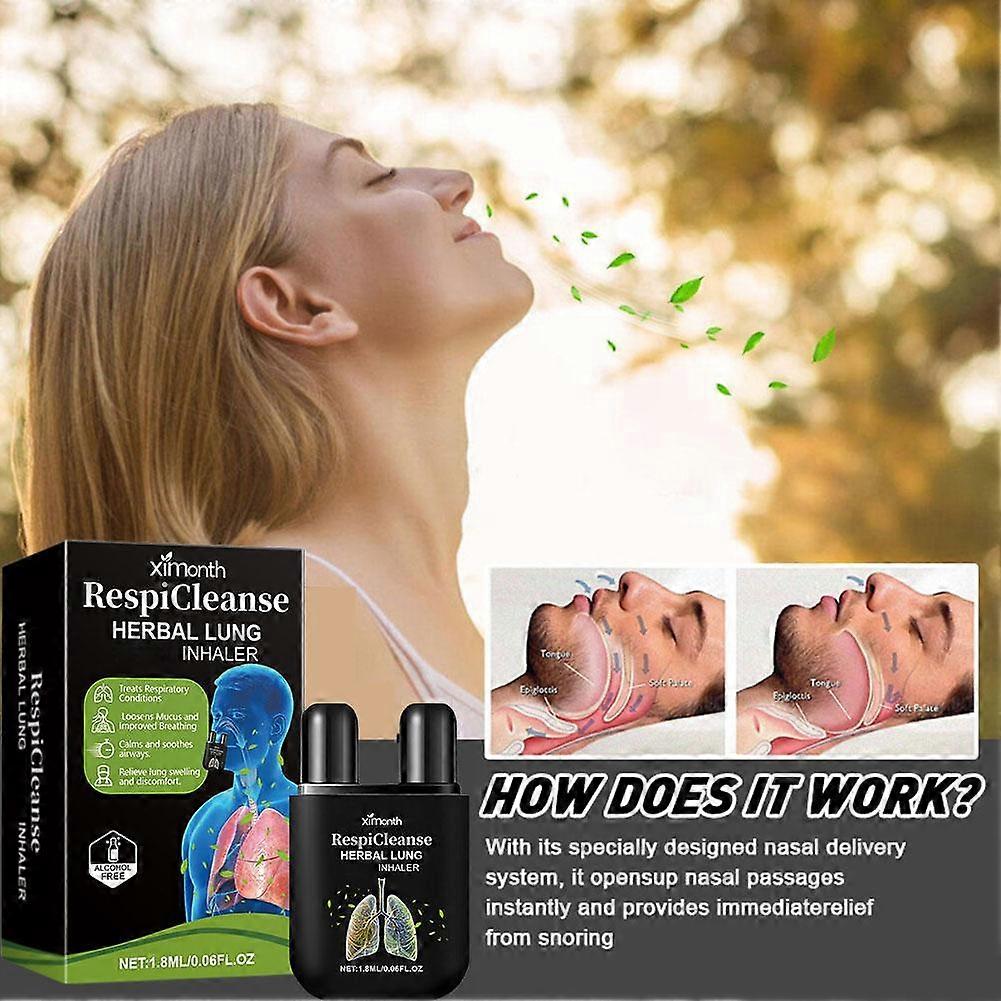 Inhalator nazal, 1.8ml, ulei esential, negru - eMAG.ro