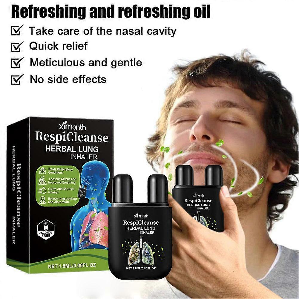 Inhalator nazal, 1.8ml, ulei esential, negru - eMAG.ro