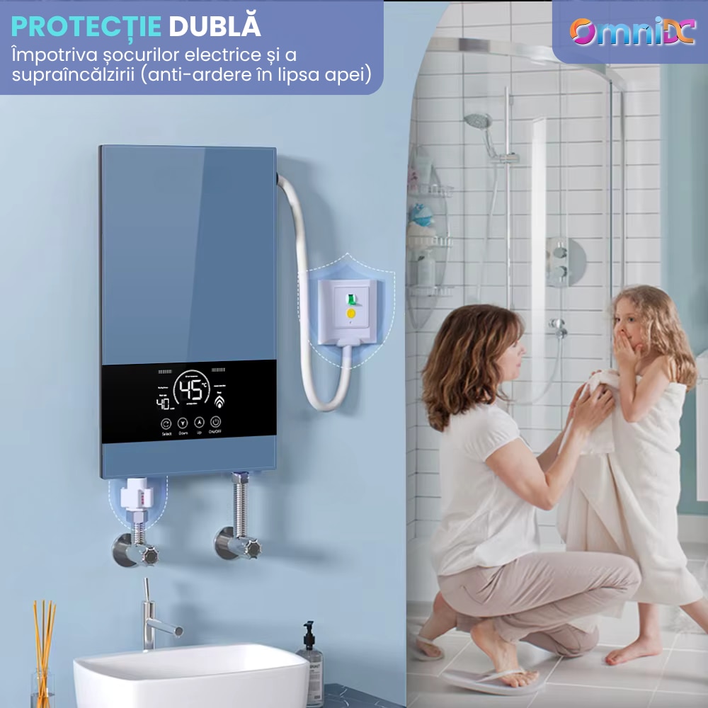 Incalzitor Electric Instant Apa 8.5Kw, Protectie Tripla, Apa Calda ...