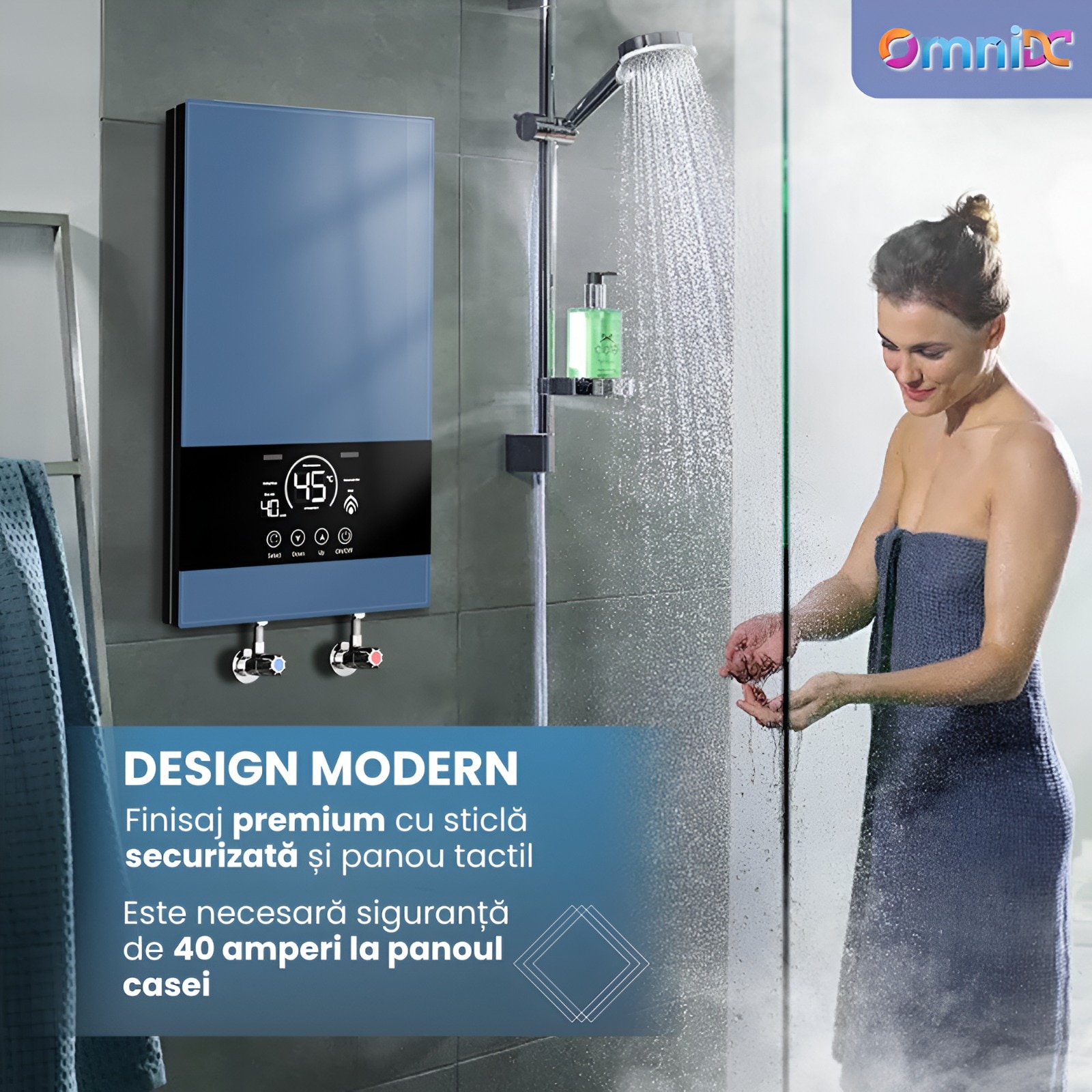 Incalzitor Electric Instant Apa 8.5Kw, Protectie Tripla, Apa Calda ...
