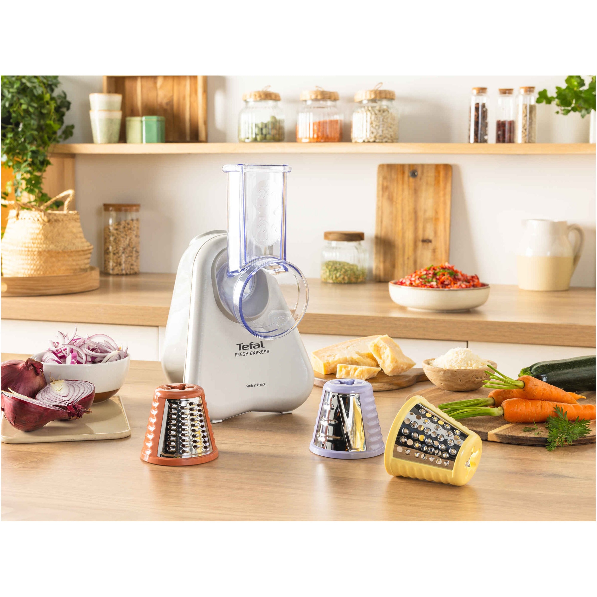 Razatoare electrica Tefal Fresh Express DN853BE0, 150W, 3 in 1, 3 ...