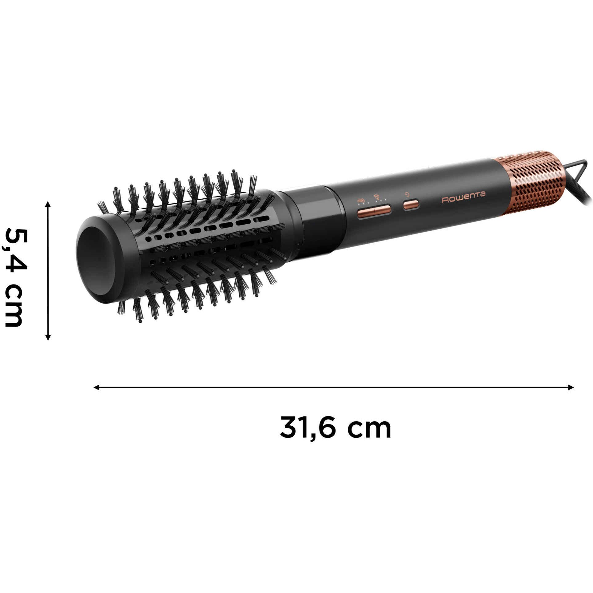 Perie multifunctionala cu aer cald Rowenta Air Shape UB9820E0, 1100W ...