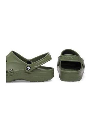 Slapi barbatesti, Crocs, sintetic, verde, confortabil, 45-46 EU - eMAG.ro