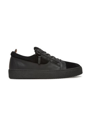 Tenisi barbatesti, Giuseppe Zanotti, 305490117, piele naturala, negru ...