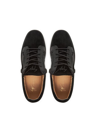 Tenisi barbatesti, Giuseppe Zanotti, 305490117, piele naturala, negru ...
