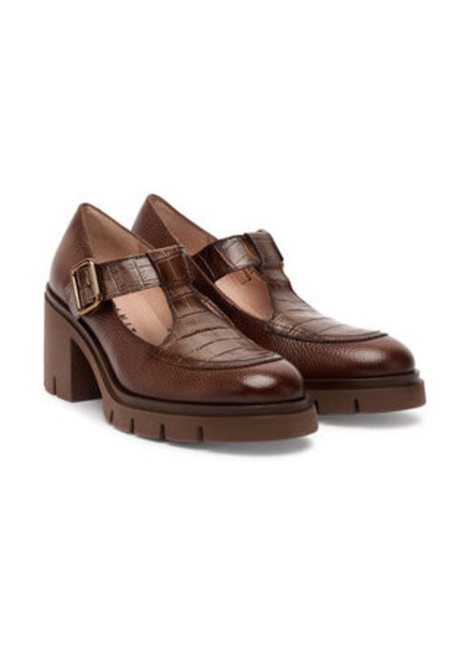 Pantofi dama, Hispanitas, maro, piele naturala, 38 EU - eMAG.ro