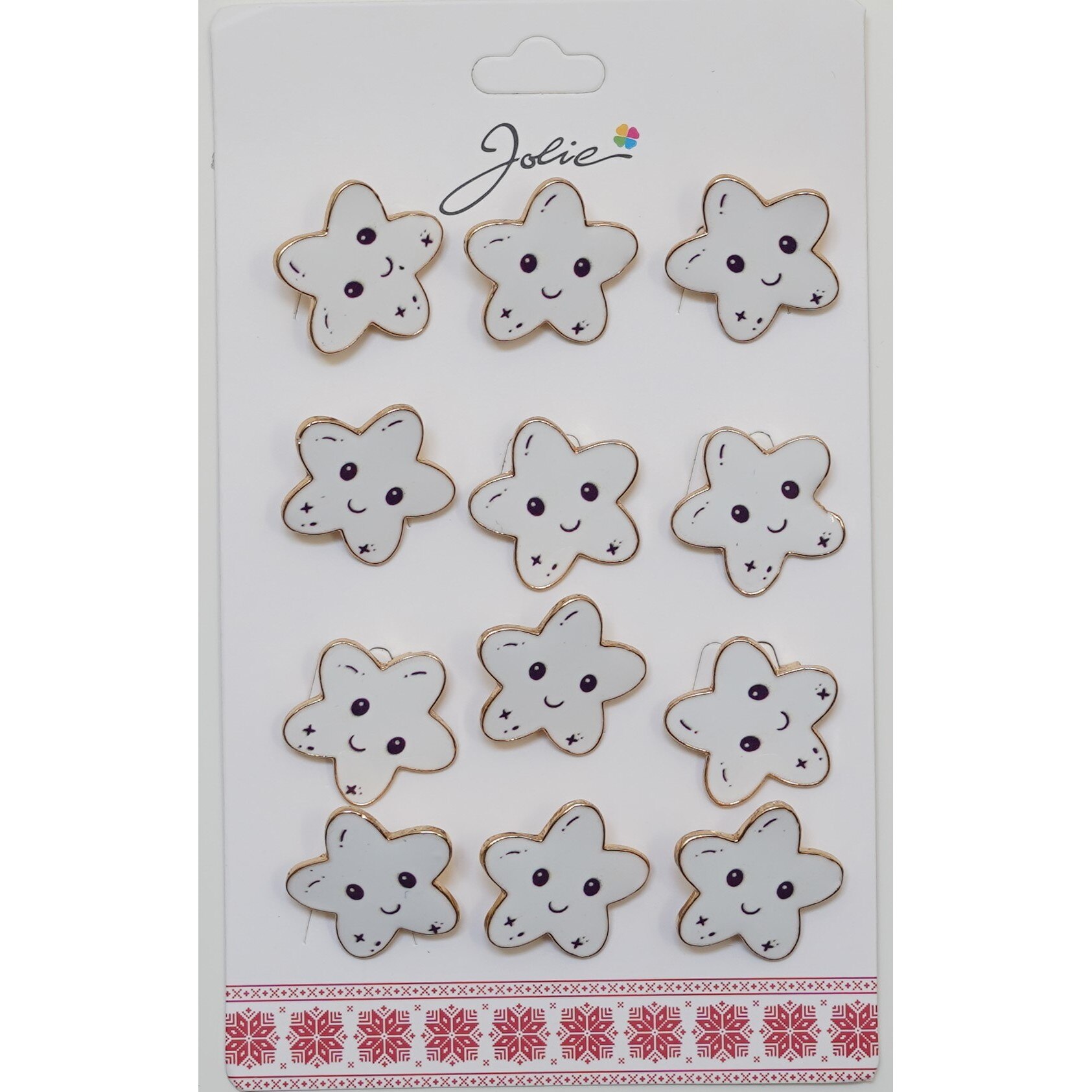 Set 12 Brose Martisor pentru Copii Stea care Zambeste - eMAG.ro