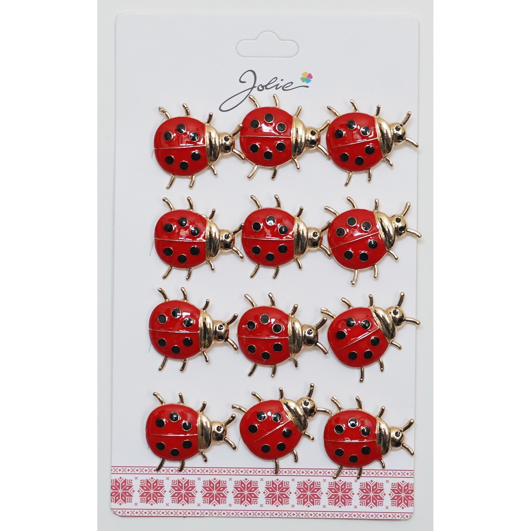 Set 12 Brose Martisor Primavara Buburuza Mare - eMAG.ro