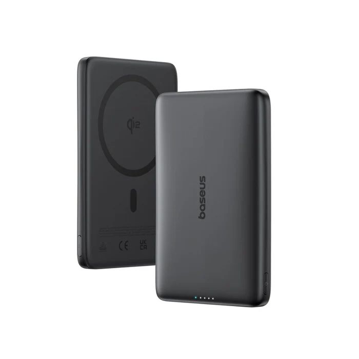 Baterie Externa Wireless Baseus PicoGo AM41, 10000mAh, 27W, PD + FQI, 1 ...