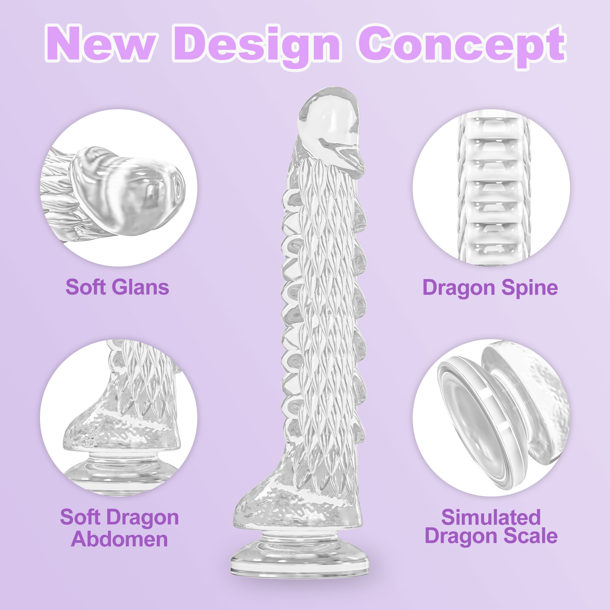 Dildo Ultra Realistic Din Silicon Mai Stimulant Dragon Dildo Monster