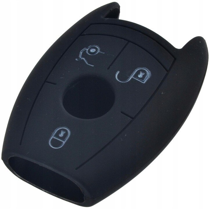 Husa Mercedes Din Silicon - Tip 1 Neagra - eMAG.ro