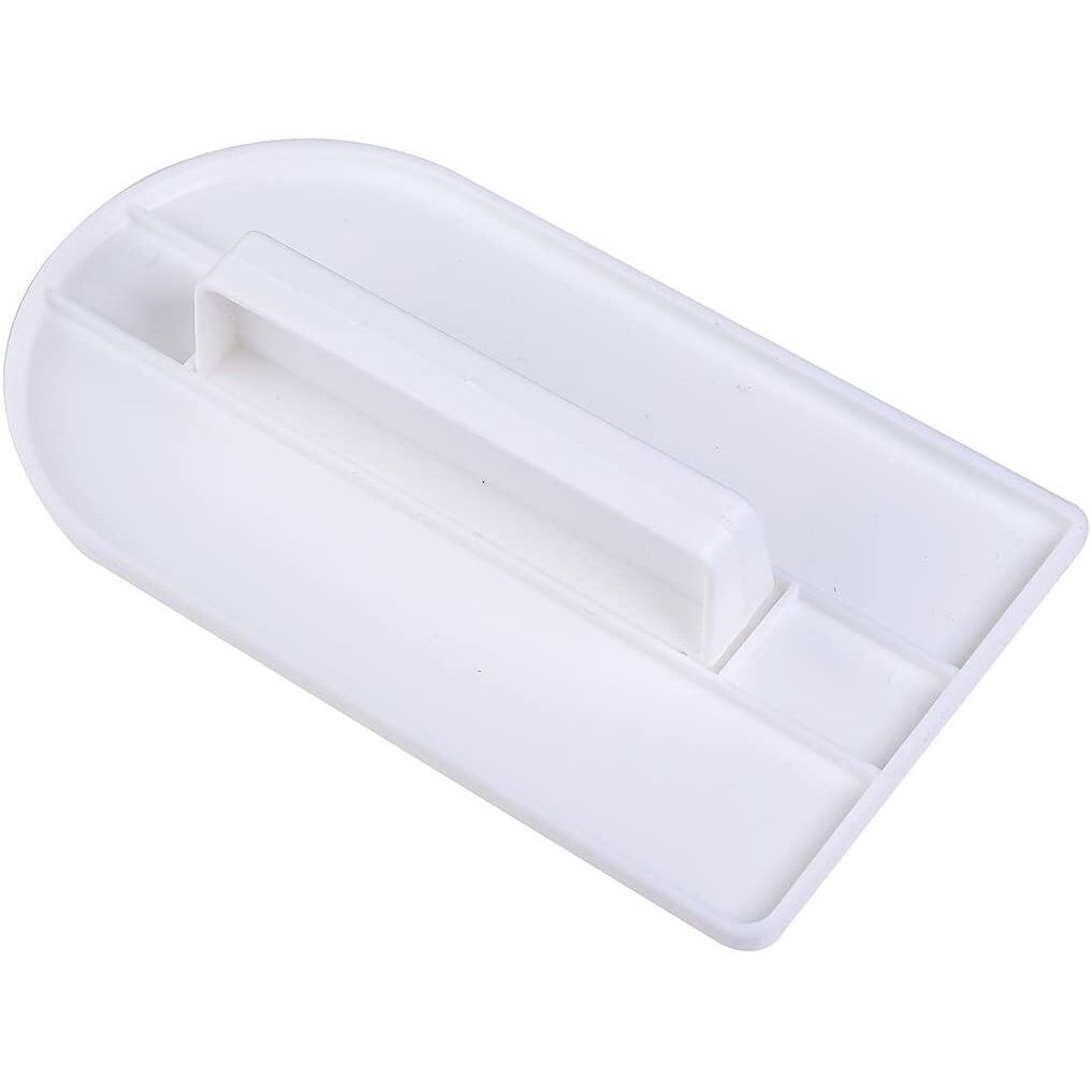 Set 4 ustensile ornare prajituri, plastic, alb, dimensiuni variate ...