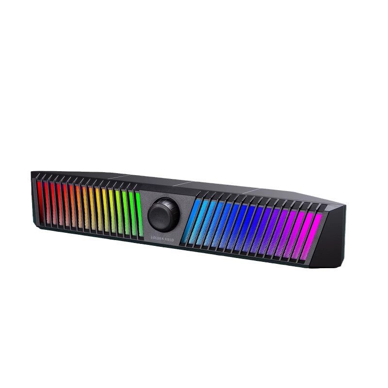 Boxe PC, design RGB dinamic, cu microfon, compatibile cu desktop/laptop ...