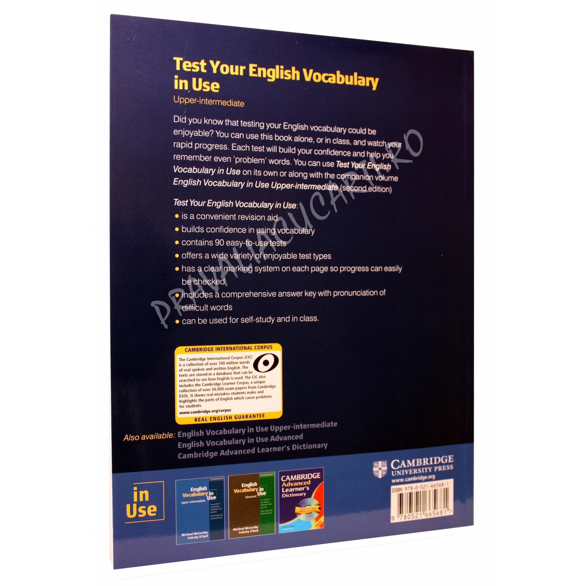 Test Your English Vocabulary in Use. Upper-intermediate - eMAG.ro