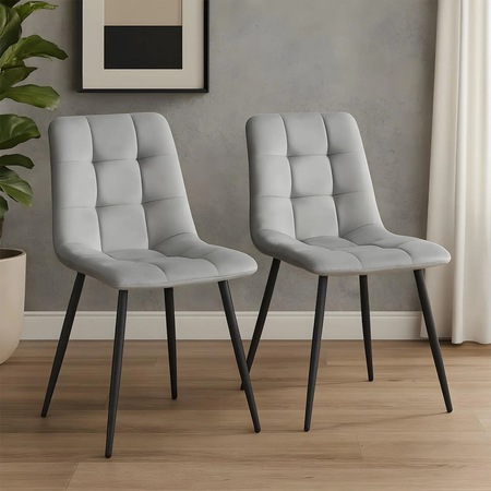 Set 2 Scaune Elindor® Ergonomice, Design Contemporan, Scaun cu Spatar ...
