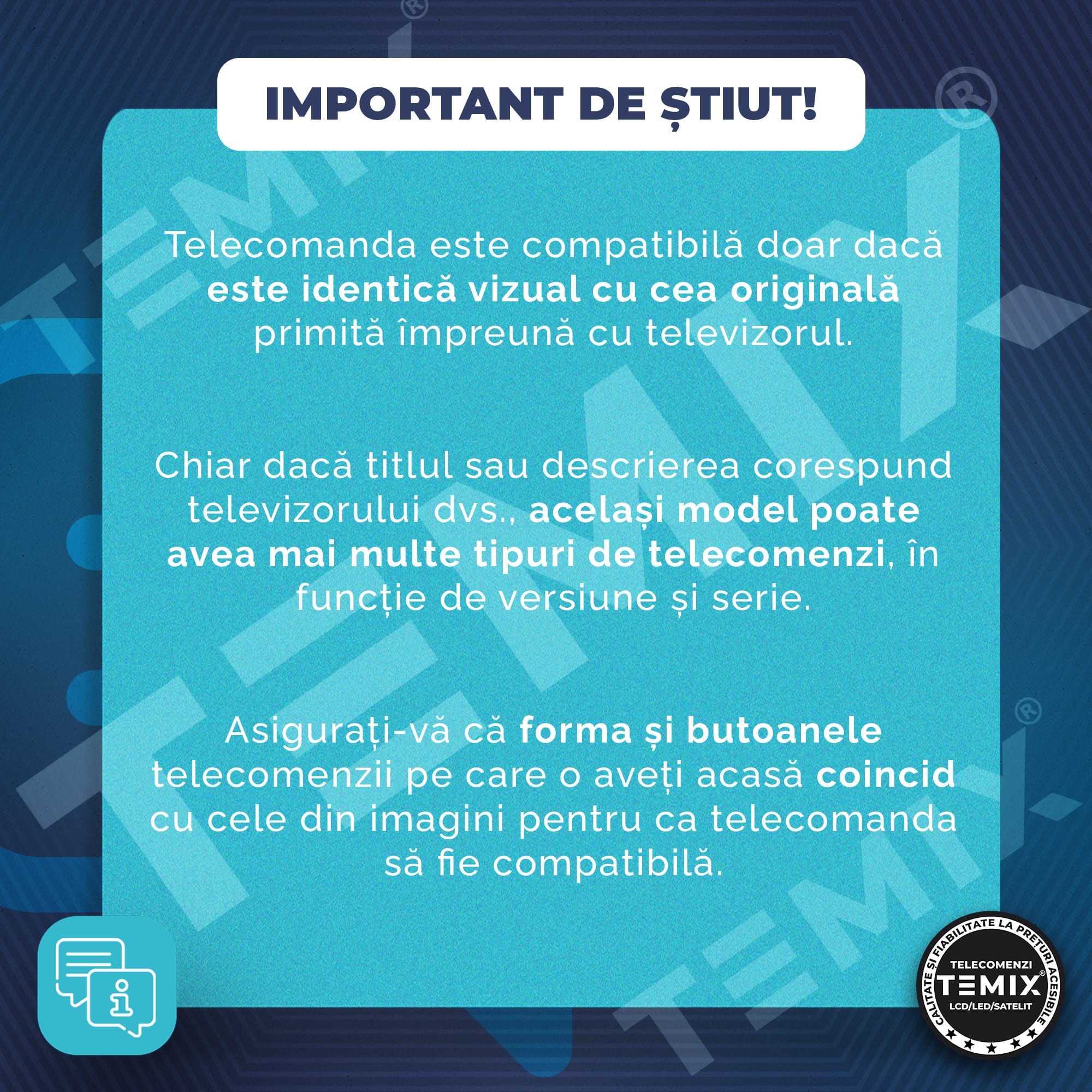 Telecomanda compatibila Telefunken, XF22G501V, 24HV2000, 32F2000 ...
