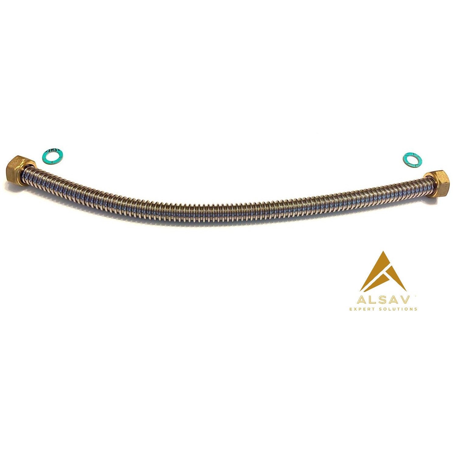 Racord flexibil inox gofrat 12mm ( 1/2" x 1/2" ) FF L=200cm - eMAG.ro