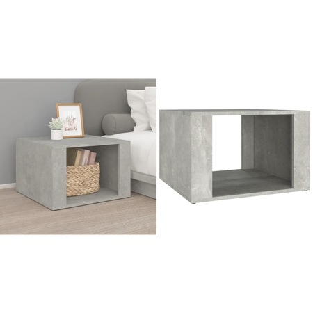 Noptiera, gri beton, 57x55x36 cm, lemn compozit - eMAG.ro