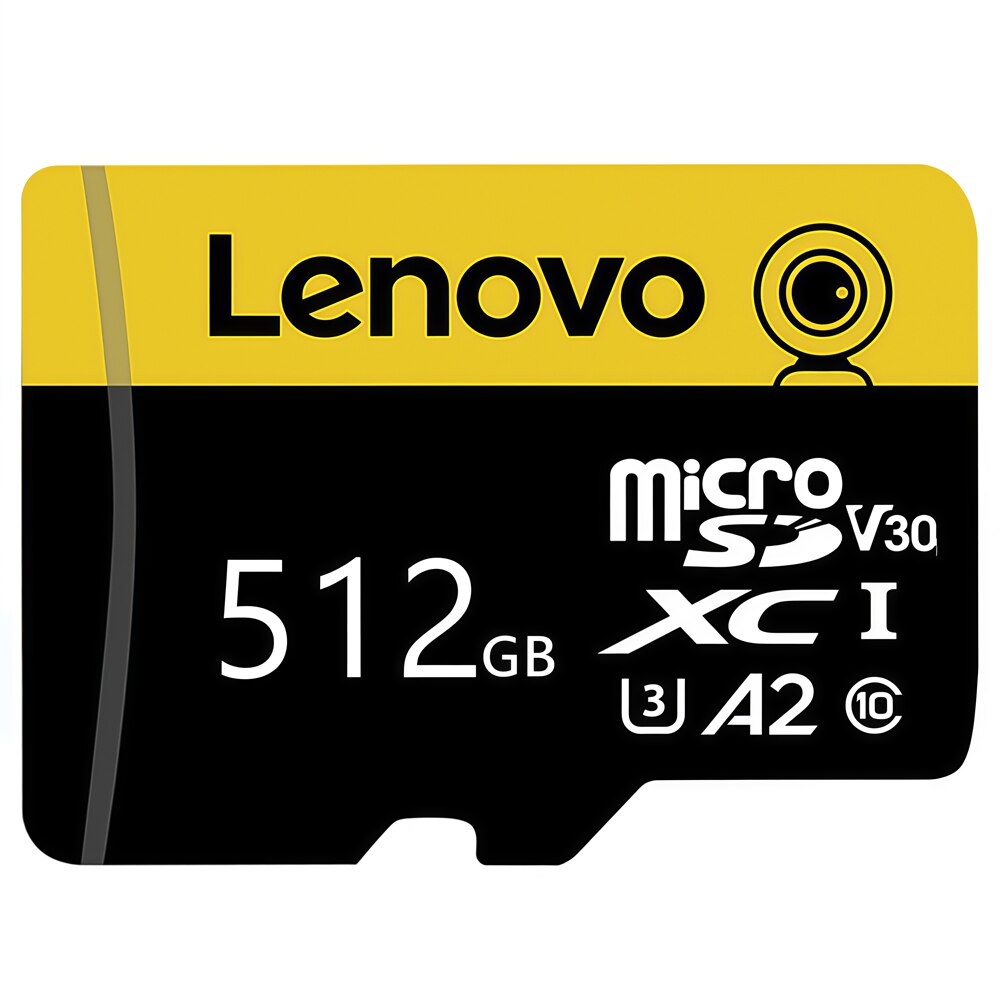 Card micro SD 512GB, Lenovo, UHS-I, 100MB/s, cu adaptor SD - eMAG.ro