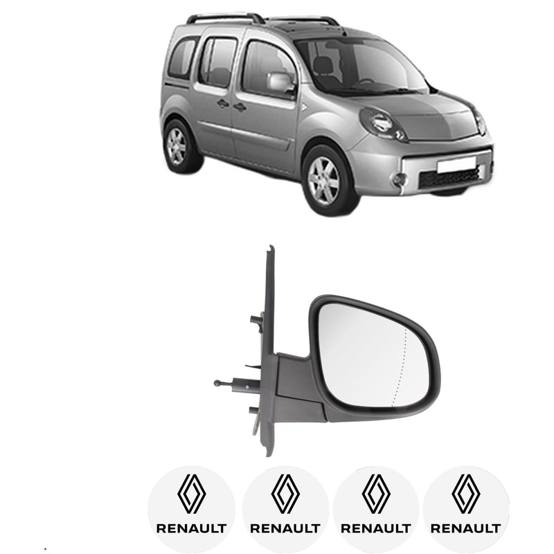 Oglinda Completa Dreapta RENAULT KANGOO / GRAND KANGOO II (KW0/1_) din ...