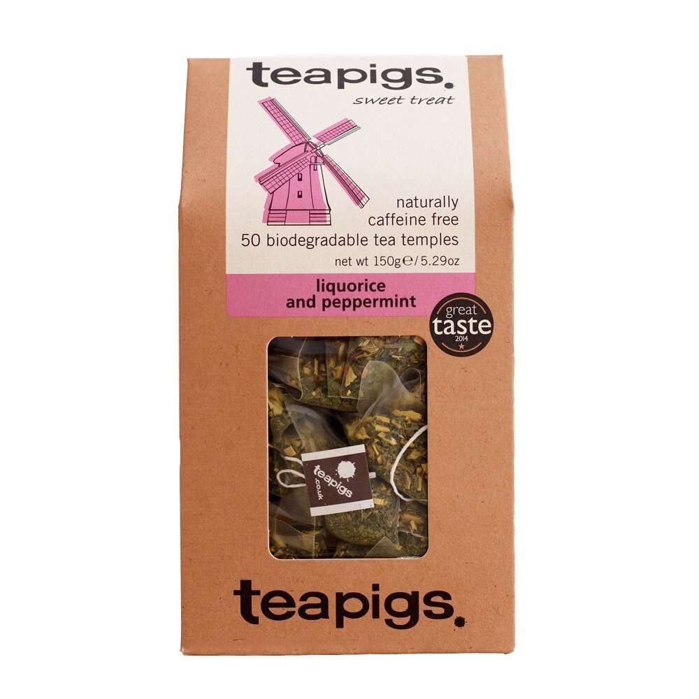 Ceai Teapigs Radacina de lemn dulce si menta - pachet (50 plicuri ...