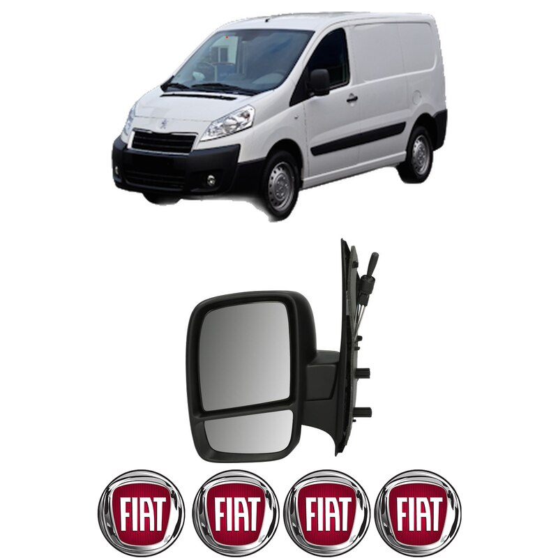 Oglinda Completa Stanga FIAT SCUDO Van (270_, 272_) din 2007-2016, auto ...