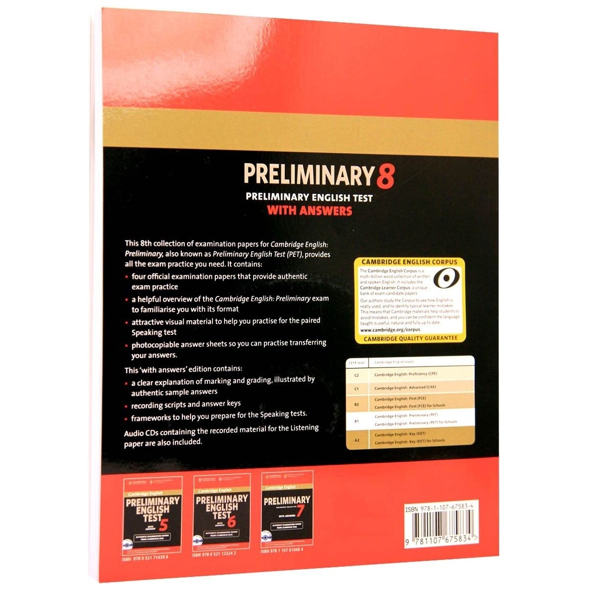 Cambridge Preliminary (PET) 8 Tests with answers - eMAG.ro