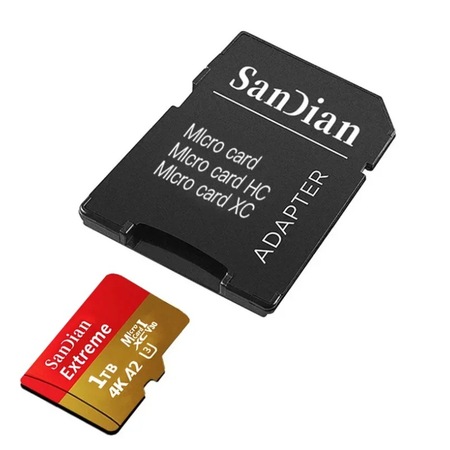Card de memorie Micro TF/SD, SanDian 1TB, 512GB, pentru telefon ...