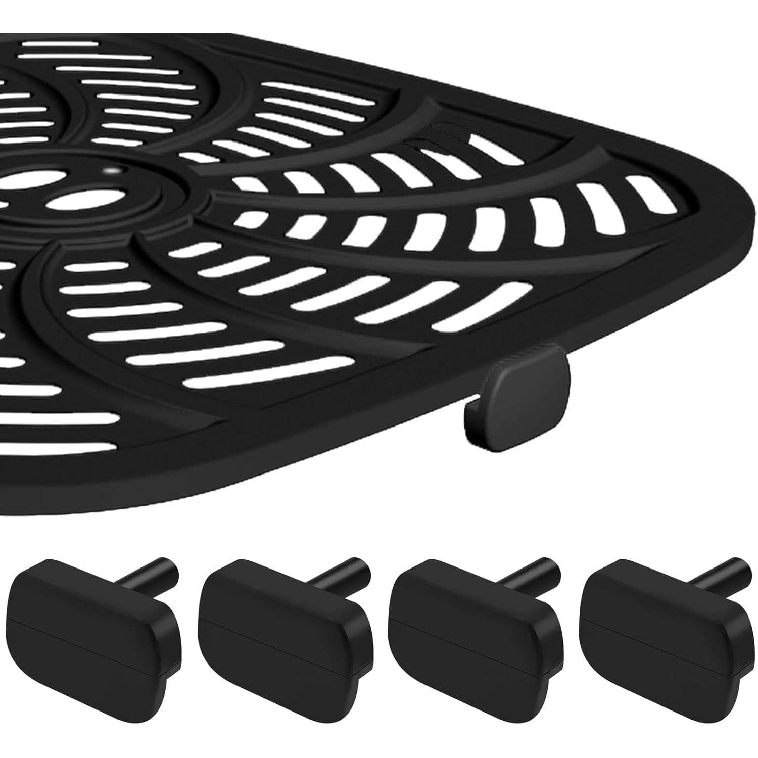 Accesorii pentru friteuza cu aer, 4 protectii colturi din silicon ...