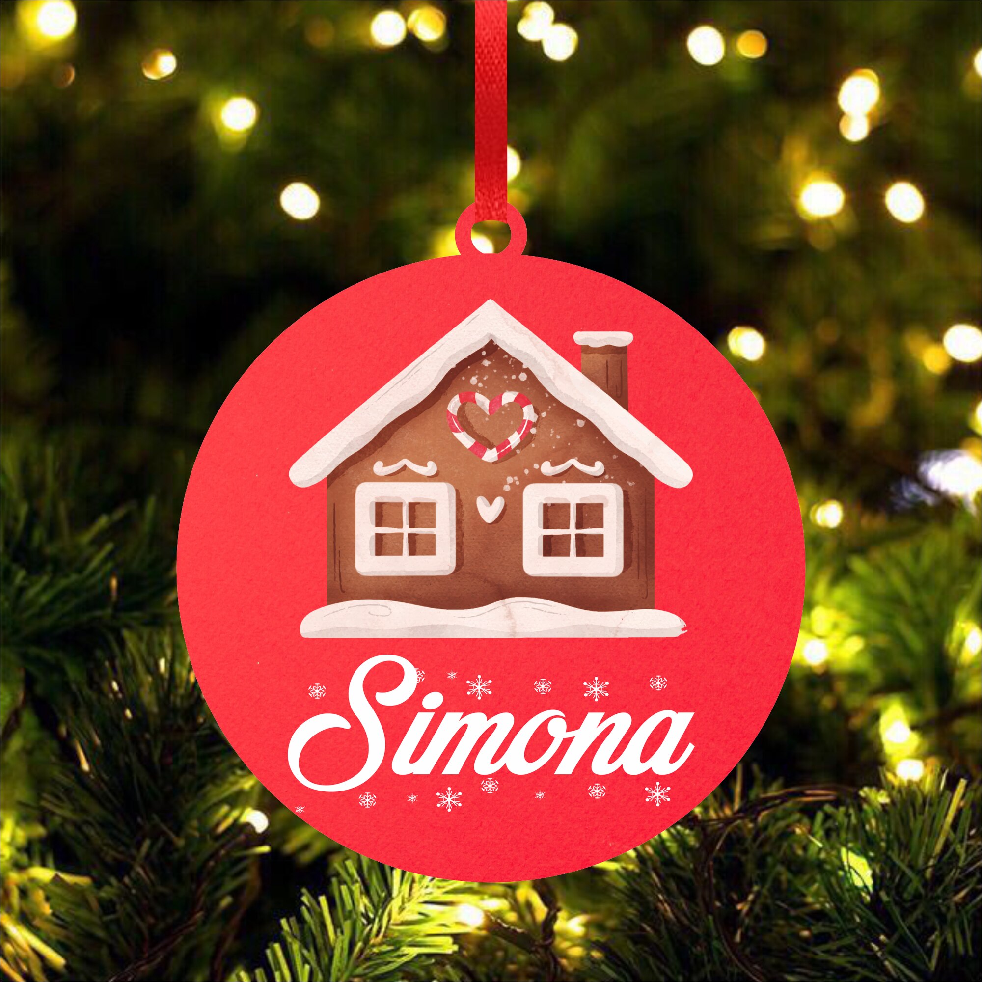 Glob Craciun, Inedit Print, G119, MDF, 8 cm - eMAG.ro