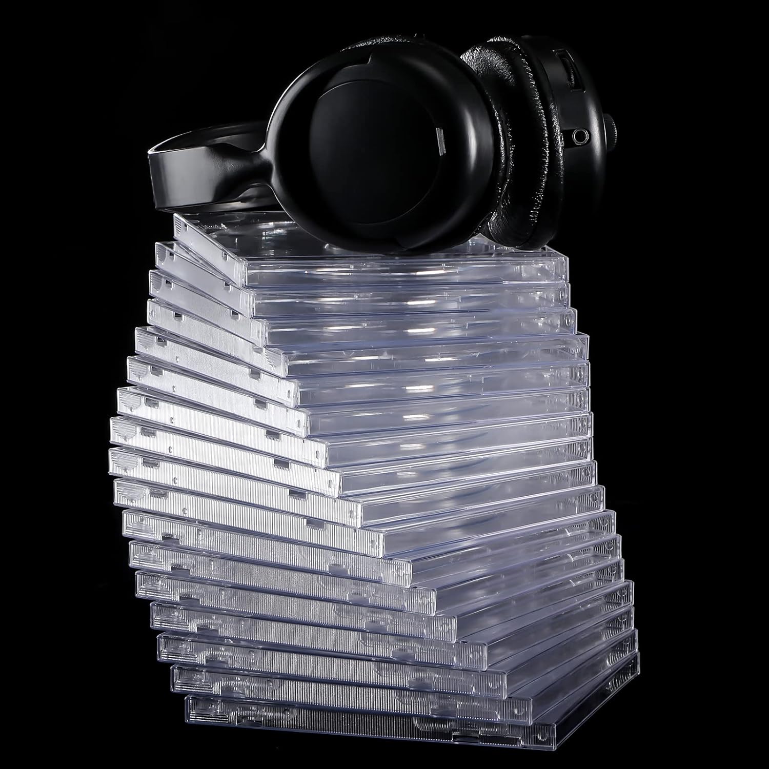 Set 25 bucati carcase CD transparente, dimensiune 142x125x10mm ...