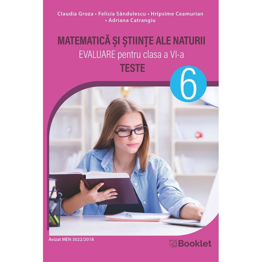 Evaluare - Clasa 6 - Matematica Si Stiinte Ale Naturii. Teste - Claudia ...