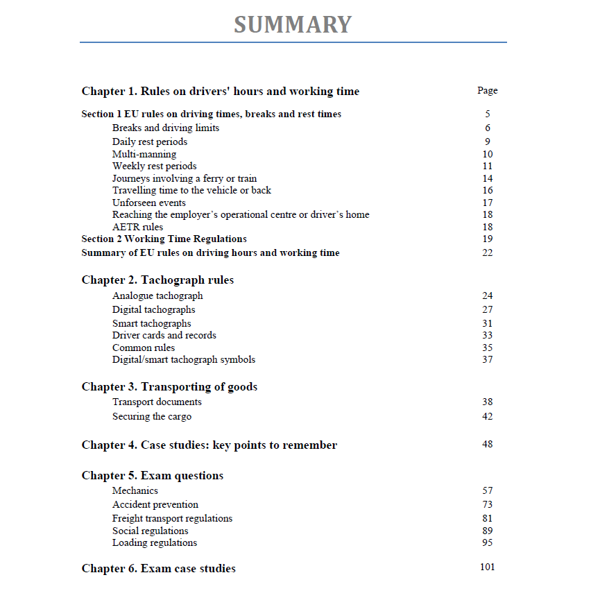 Driver CPC- Theory and Case studies for the Romanian freight transport ...