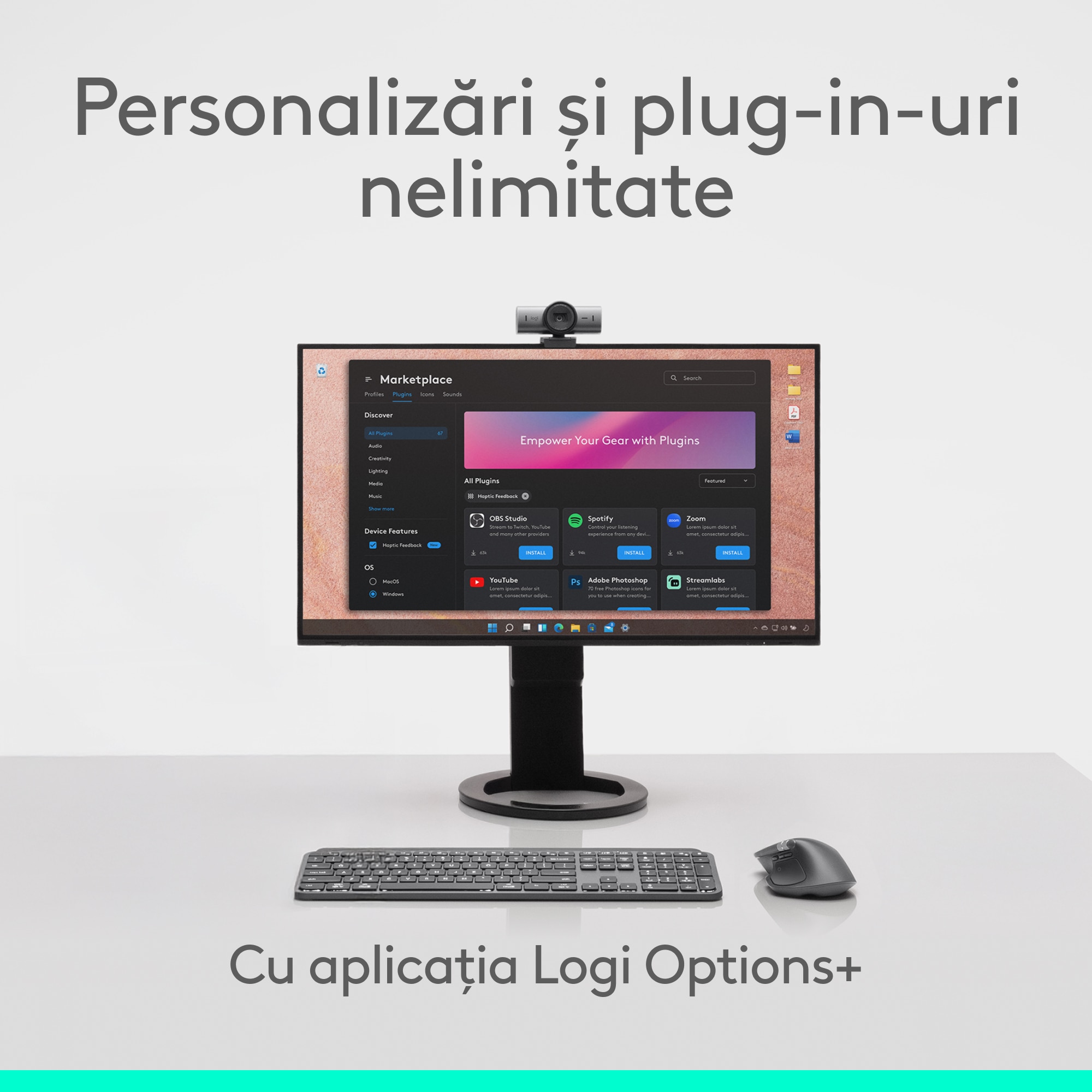 Mouse Wireless Logitech MX Master 4, Silent, USB, BT, Graphite - eMAG.ro