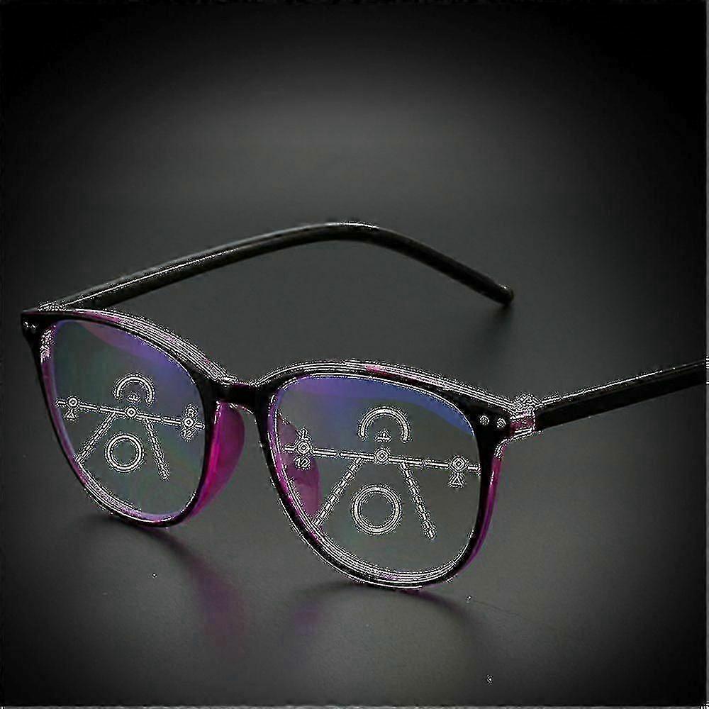 Ochelari progresivi multifocali, negru-rosu, 1.0x-4.0x, 137x52x42mm ...