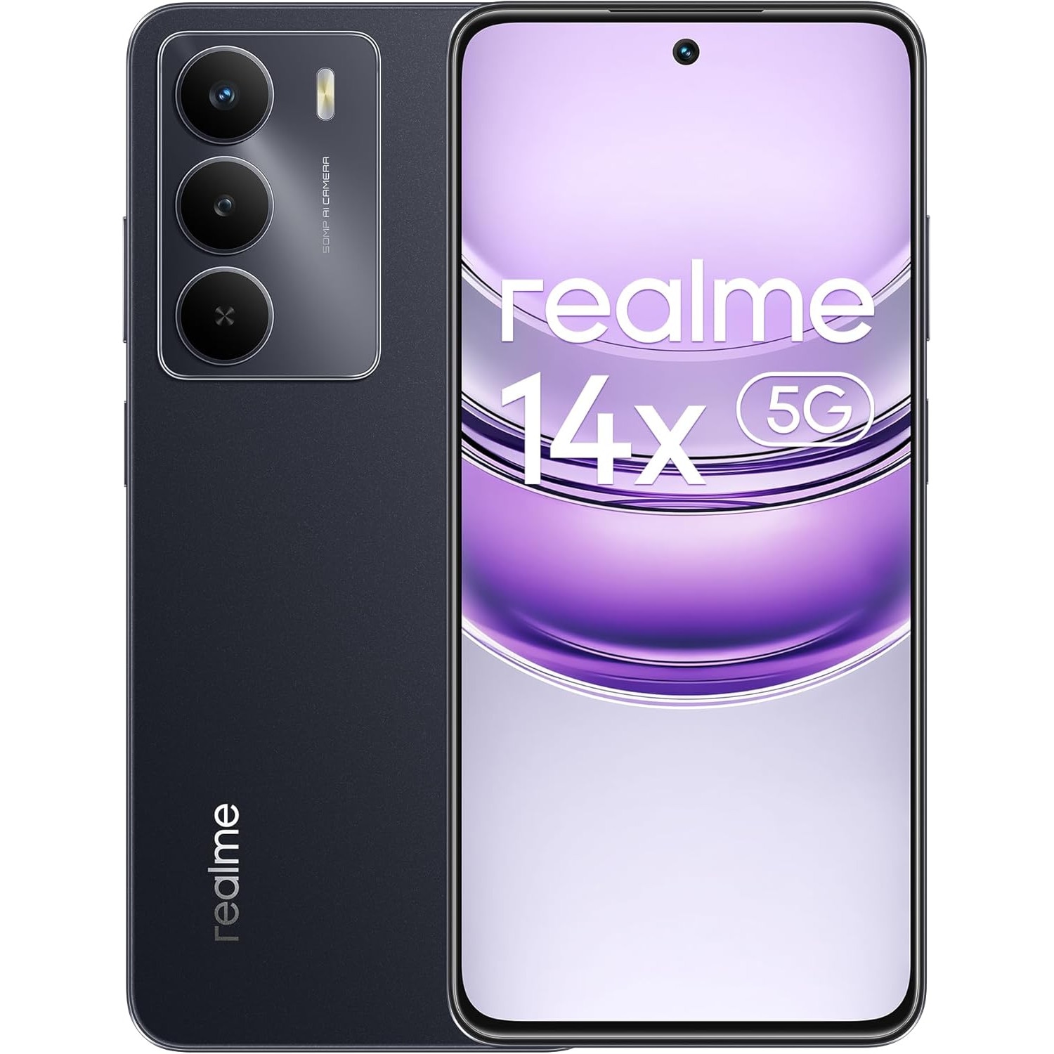 Telefon mobil Realme 14X 6GB RAM, 128GB, 5G, dual SIM negru - eMAG.ro