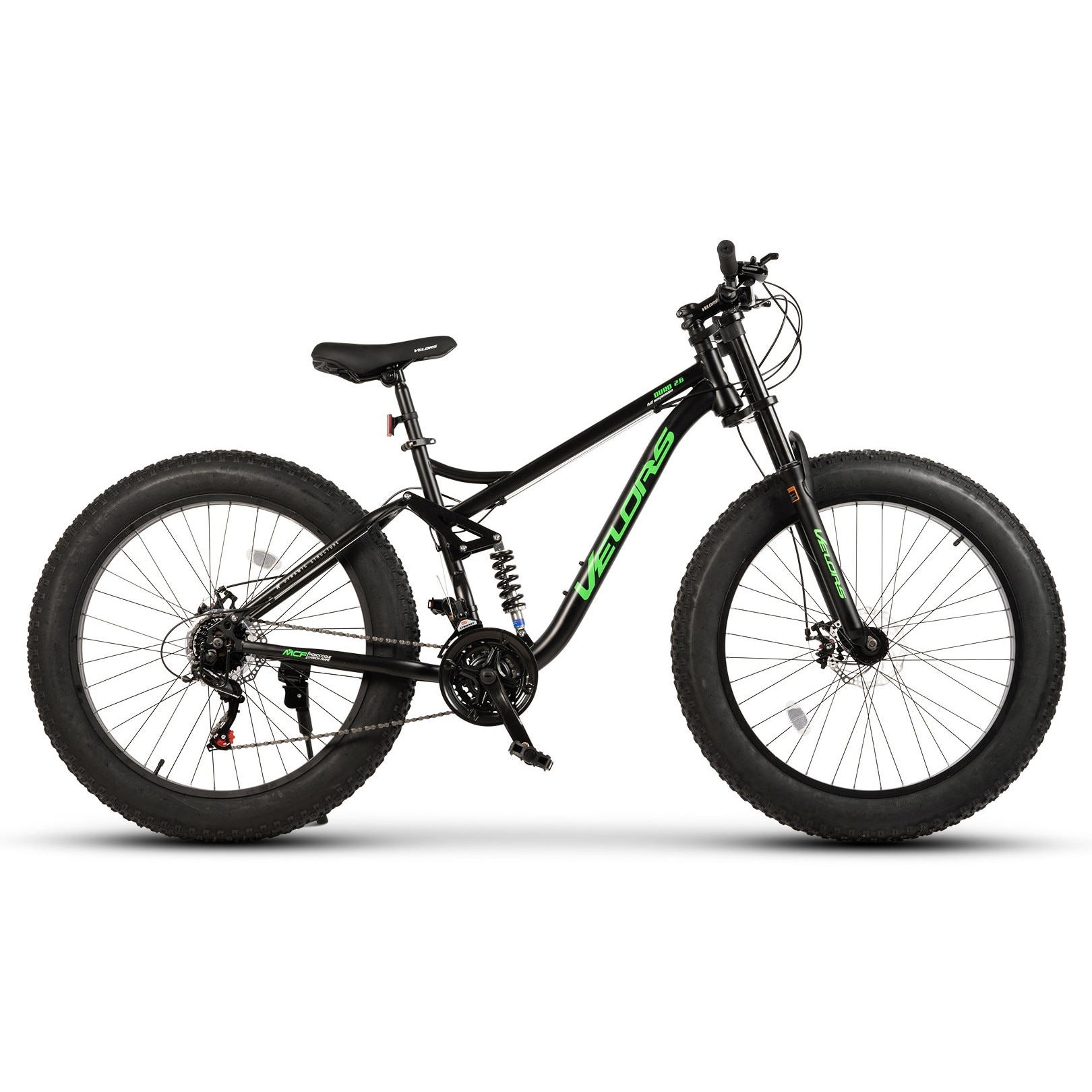 MTB Fat Bike Full Suspension kerékpár Sima futás JSX26309D, Velors ...
