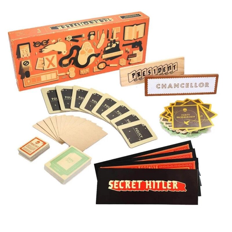 Joc de societate JYGOG Secret Hitler, 5-10 jucatori, tematica istorica ...
