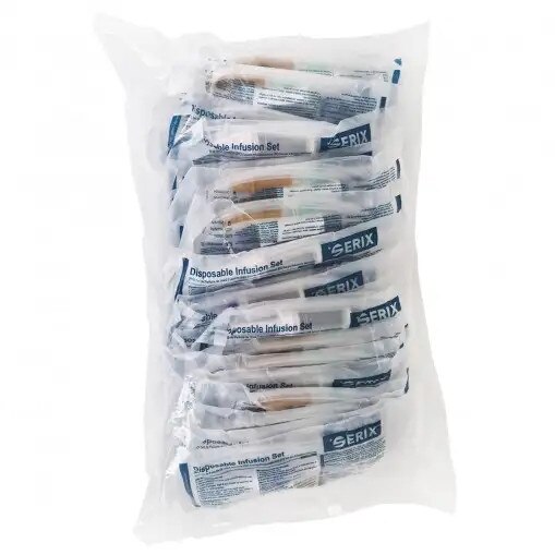 Set Perfuzie Steril cu Canula (Ac) Plastic, Fara Latex, 150 cm, ac 21G ...
