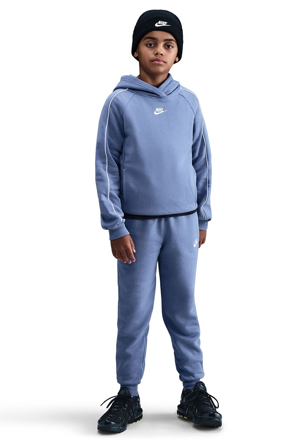 Nike, Trening din material fleece Club, Albastru deschis, 137-147 CM ...