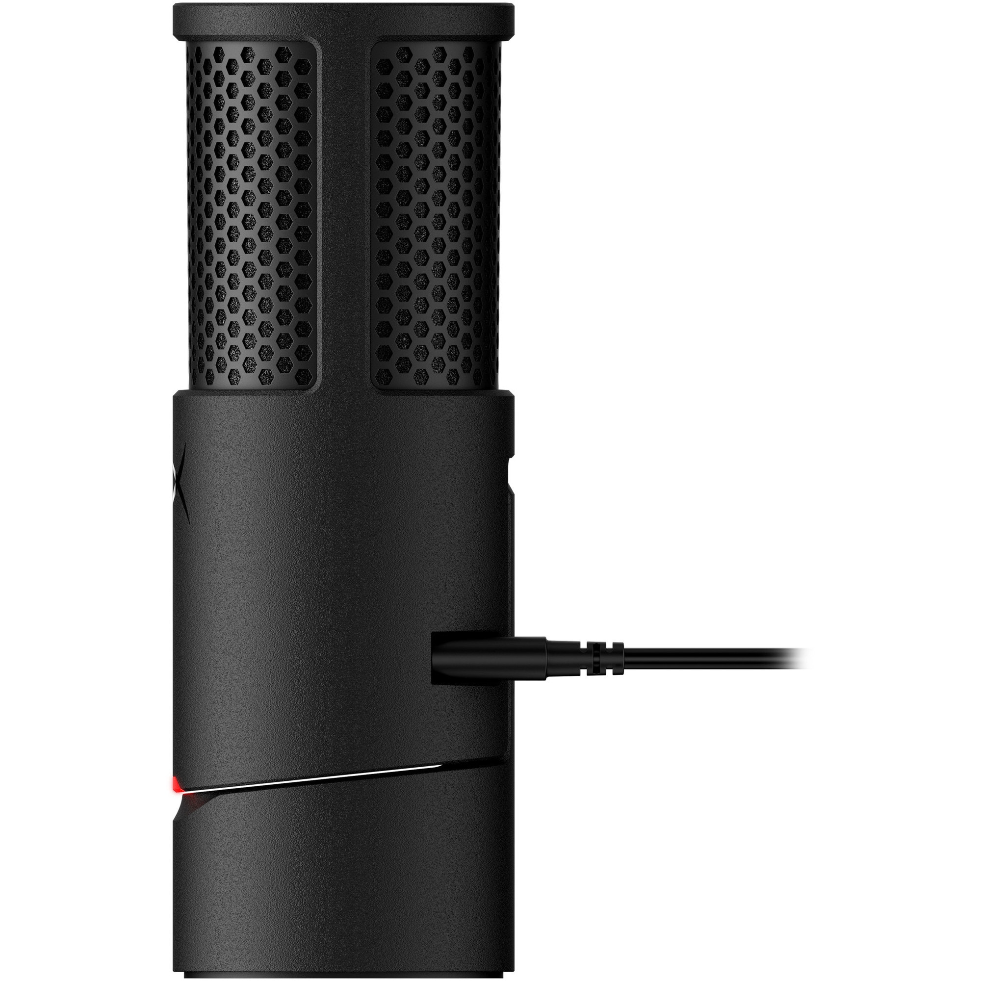 Microfon HyperX SoloCast 2 pentru gaming si creatori de continut, condensator, USB-C, senzor Tap ...