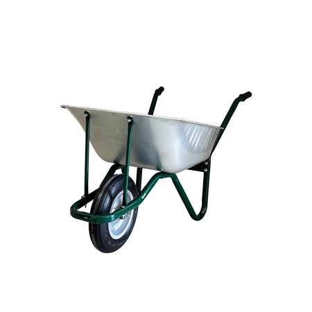 Roaba constructii si gradina cu roata turnata One High Quality, verde ...