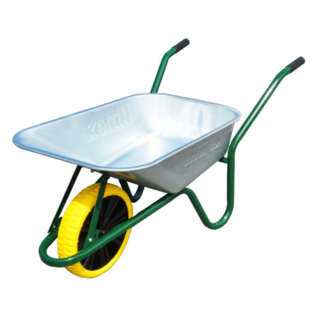 Roaba constructii Limex cu roata turnata galvanizata 100 L - eMAG.ro