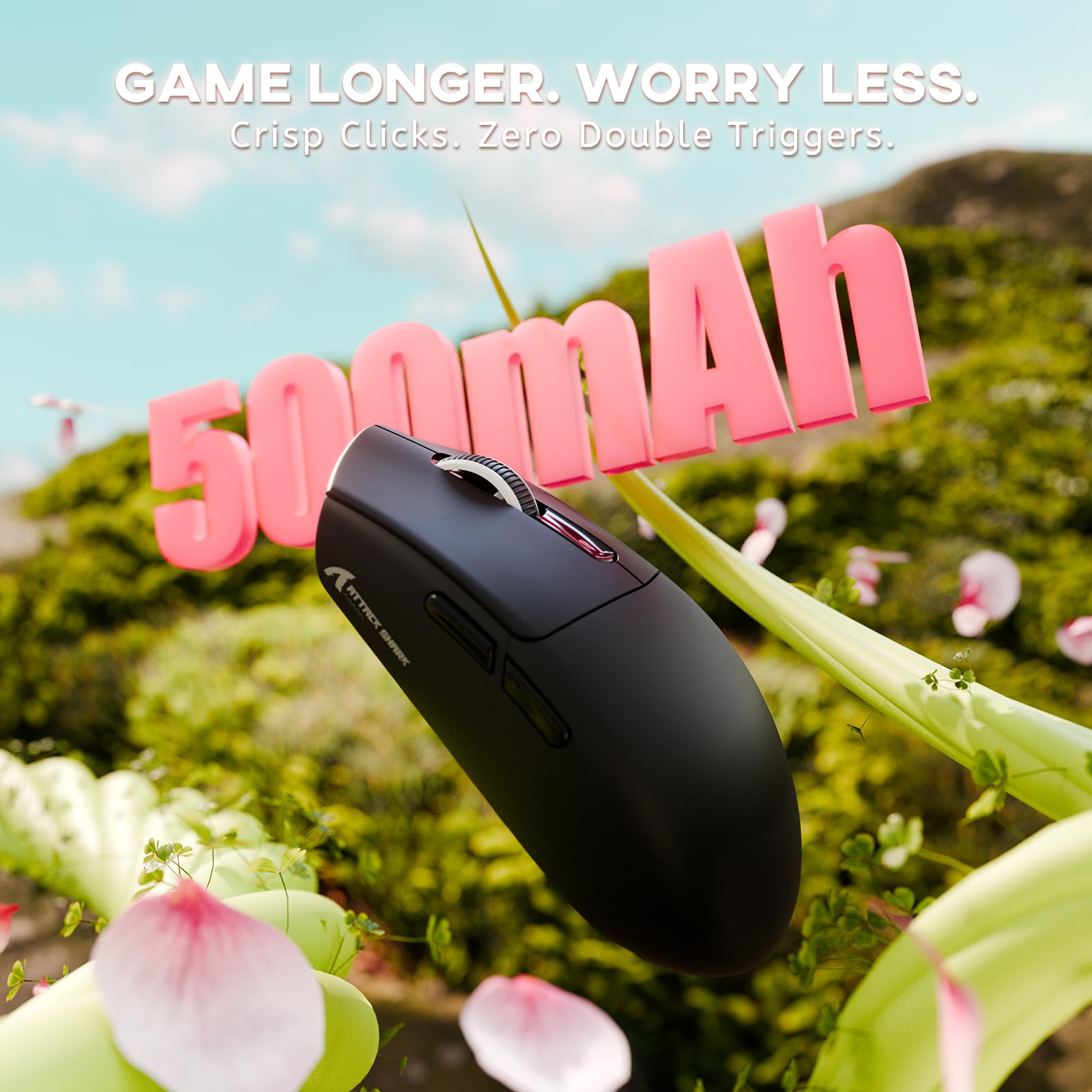 Mouse de gaming wireless ATTACK SHARK G3 Pro cu statie de incarcare ...